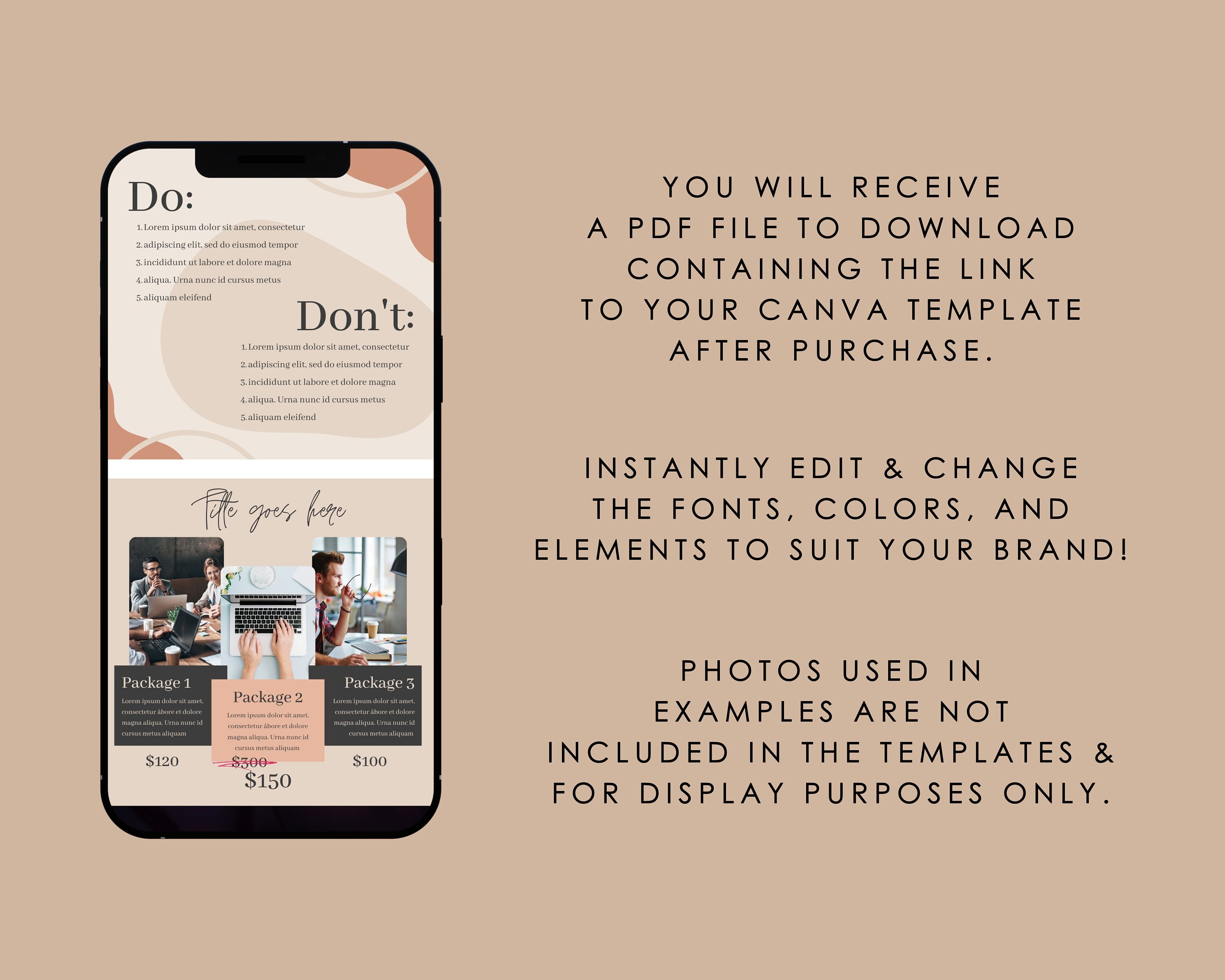 50 Boho Instagram Story Template Canva, Engagement Instagram Nude Beige ...