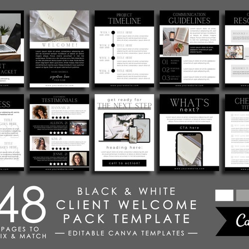 Client Welcome Pack Client Onboarding Template Coaching - Etsy