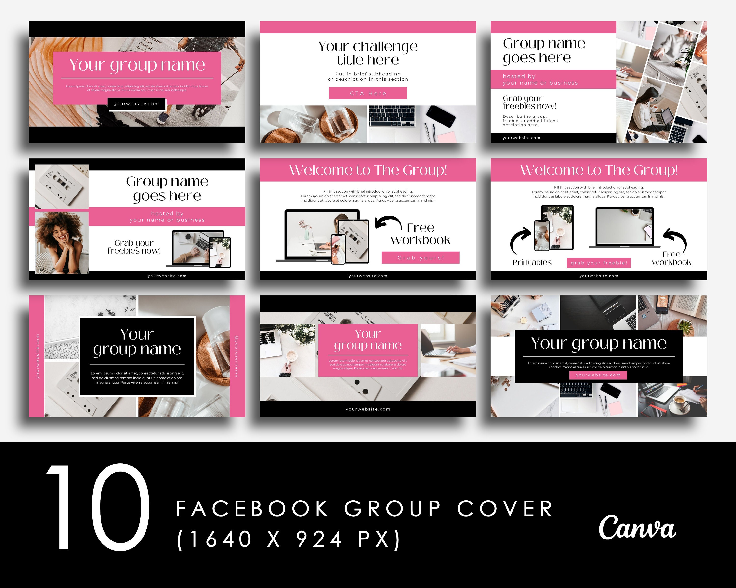 Facebook Group Templates, Editable Canva Templates, Facebook Post ...