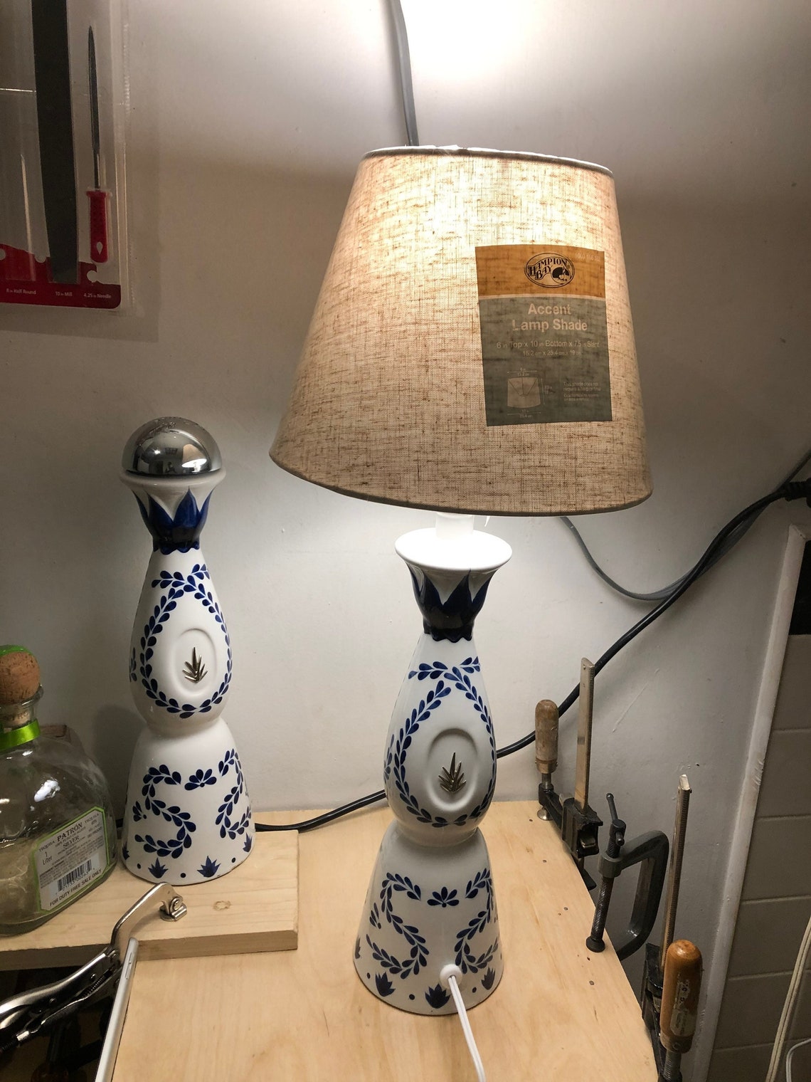 Hand Made Clase Azul Reposado Tequila Lamp Table Lamp .home Decorations ...
