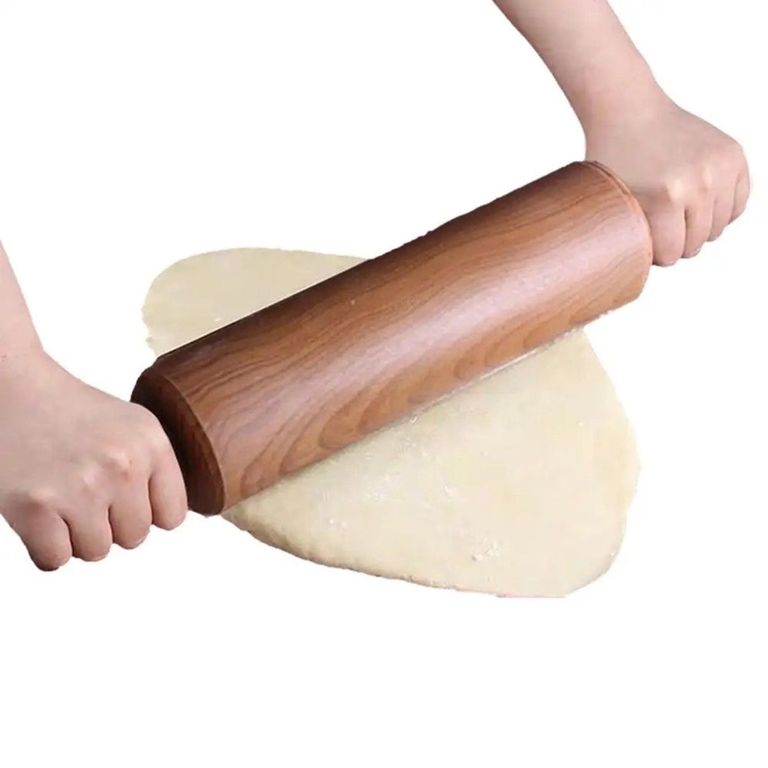 Wood Rolling Pin Dumpling Skin Pressing Flour Stick Baking Curler Long ...