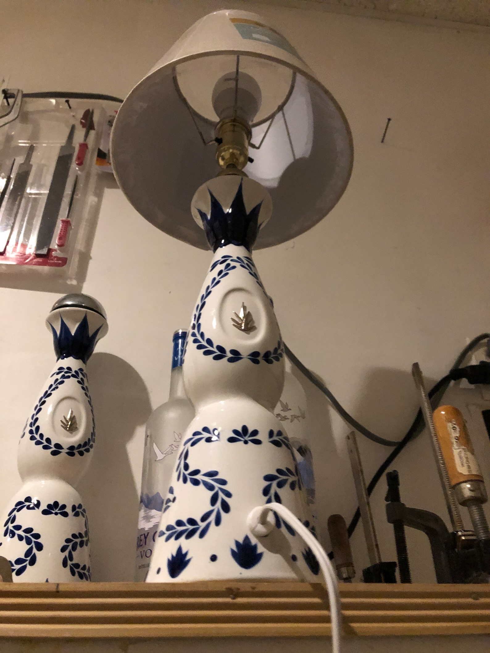 Hand Made Clase Azul Reposado Tequila Lamp Table Lamp .home Decorations ...