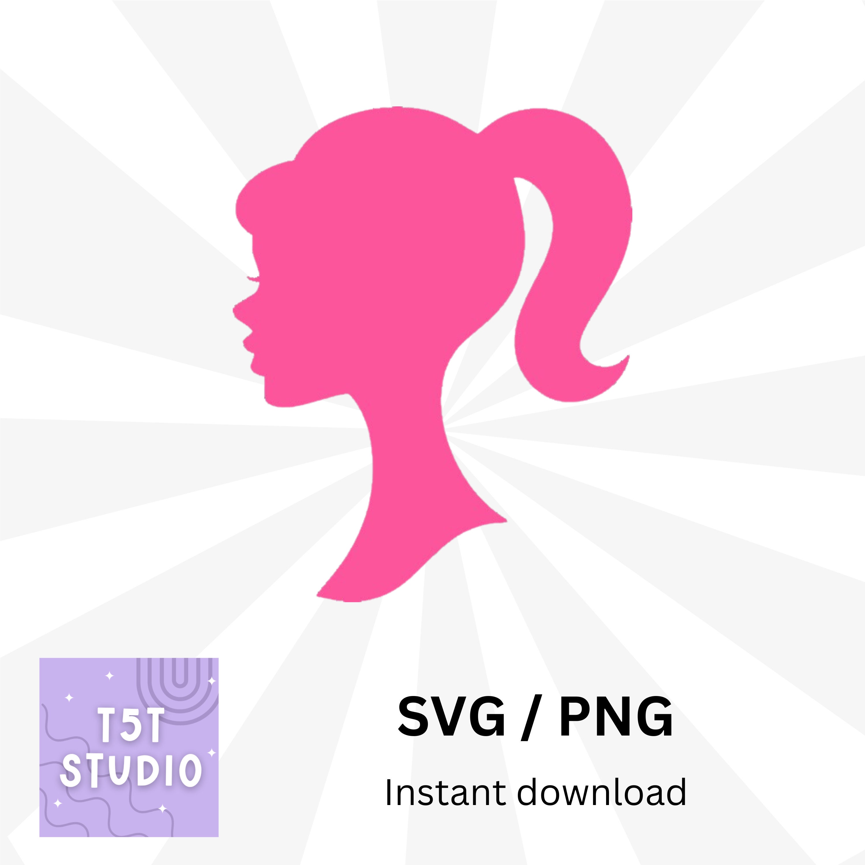 Barbie Silhouette Babe Birthday Girl Svg Png Cut File Etsy México