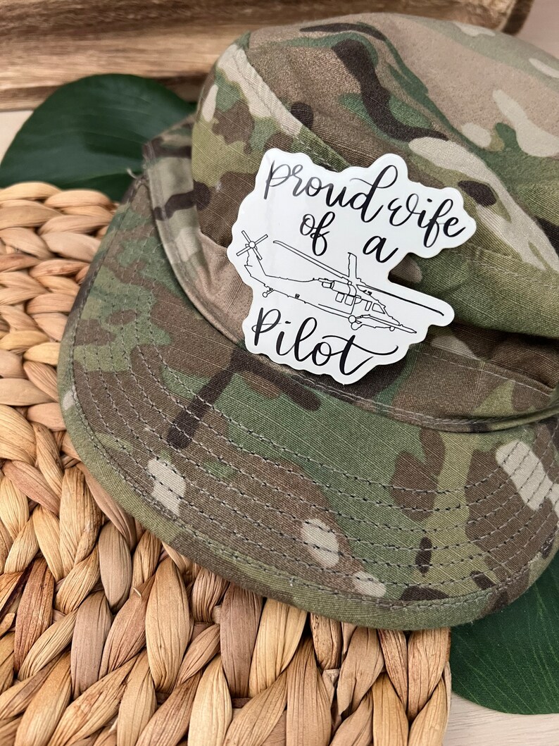 Army Wife Sticker Proud Wife of a Blackhawk Pilot Blackhawk - Etsy