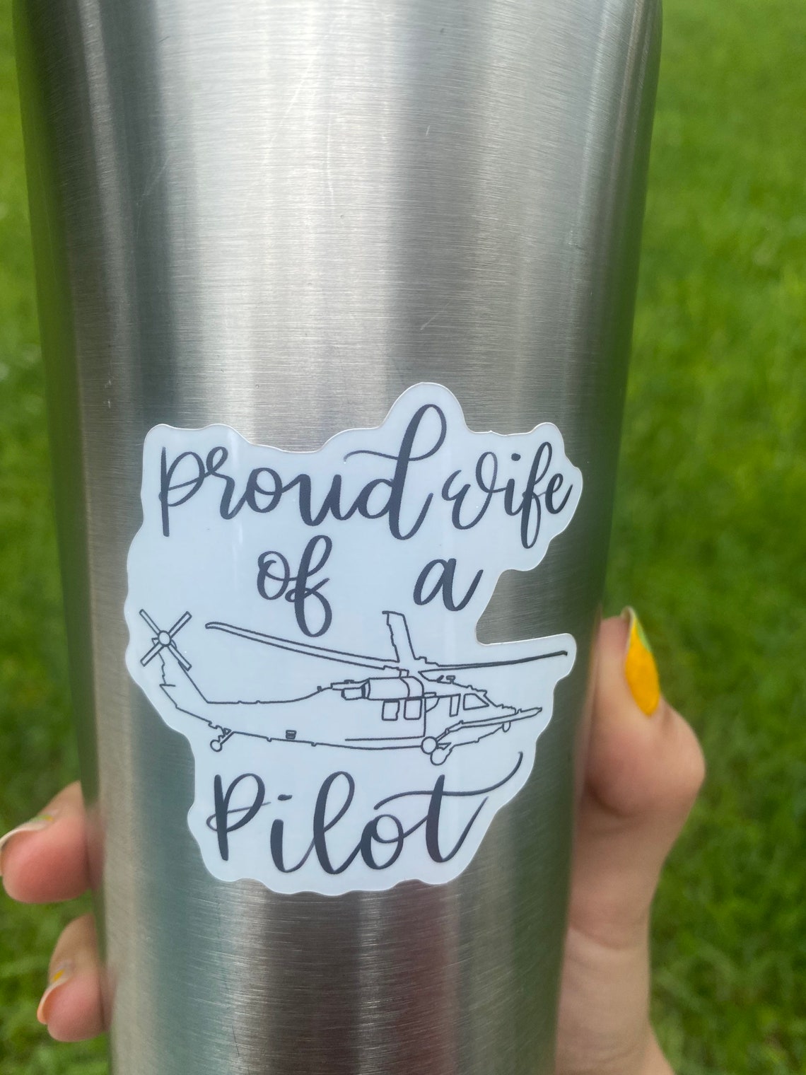 Army Wife Sticker Proud Wife of a Blackhawk Pilot Blackhawk | Etsy