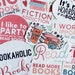 HUGE Reading Sticker Pack Book Nerd Sticker Pack Cute | Etsy