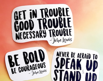 John Lewis Quote | Etsy
