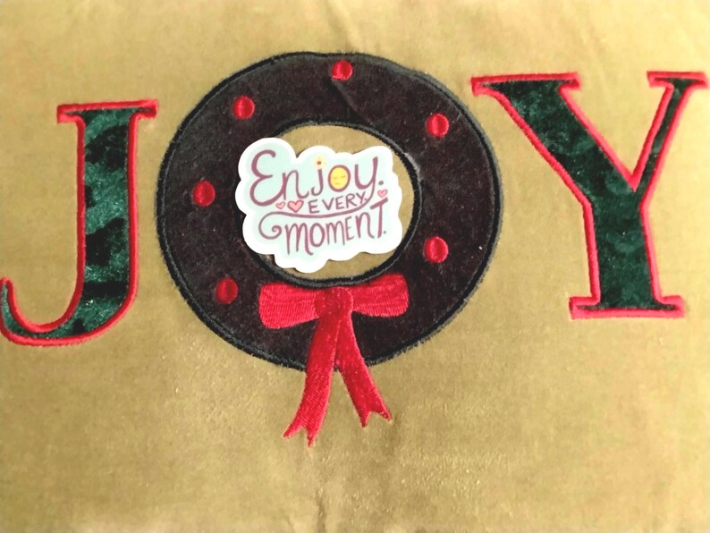 Mental Health, Enjoy Every Moment Sticker, 2" X 2.5", Joy, Wellness - Etsy