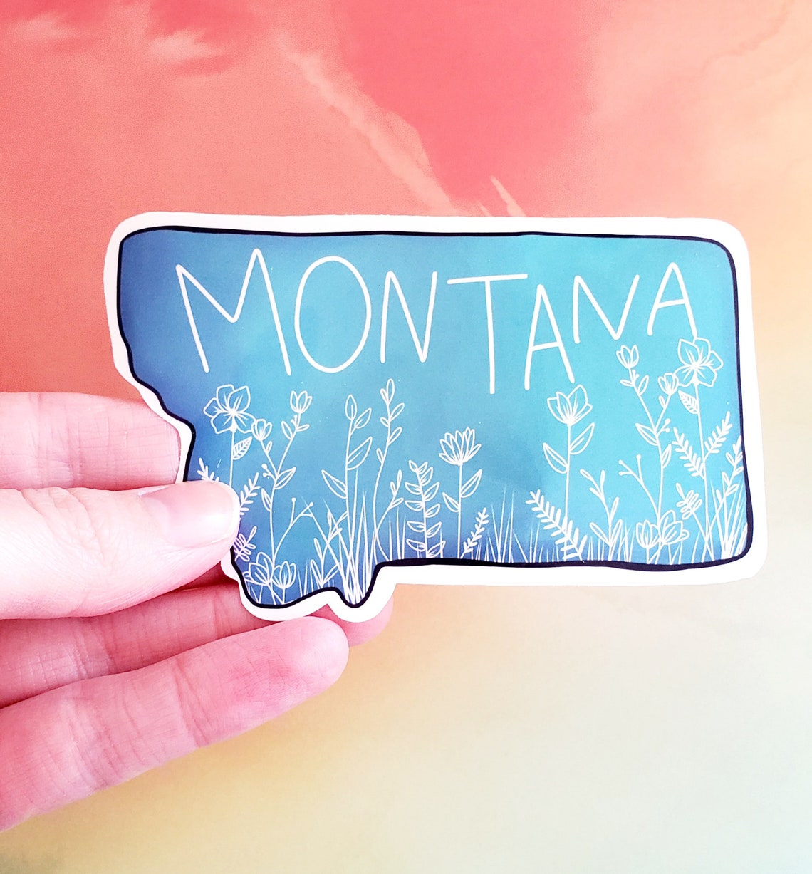Montana Sticker Pack Montana Stickers Adventure Stickers MT | Etsy