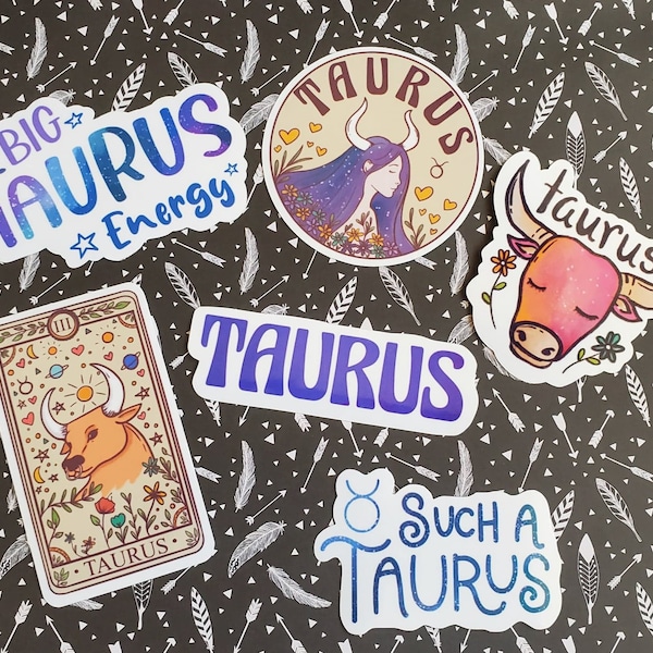 Taurus Sticker - Etsy