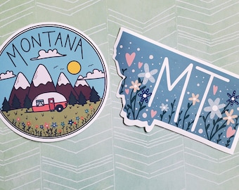 406 Montana Stickers | Etsy