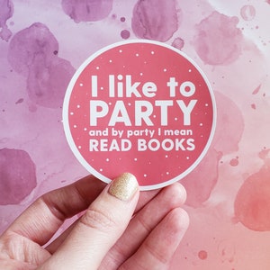HUGE Reading Sticker Pack, Book Nerd Sticker Pack, Cute Stickers for ...