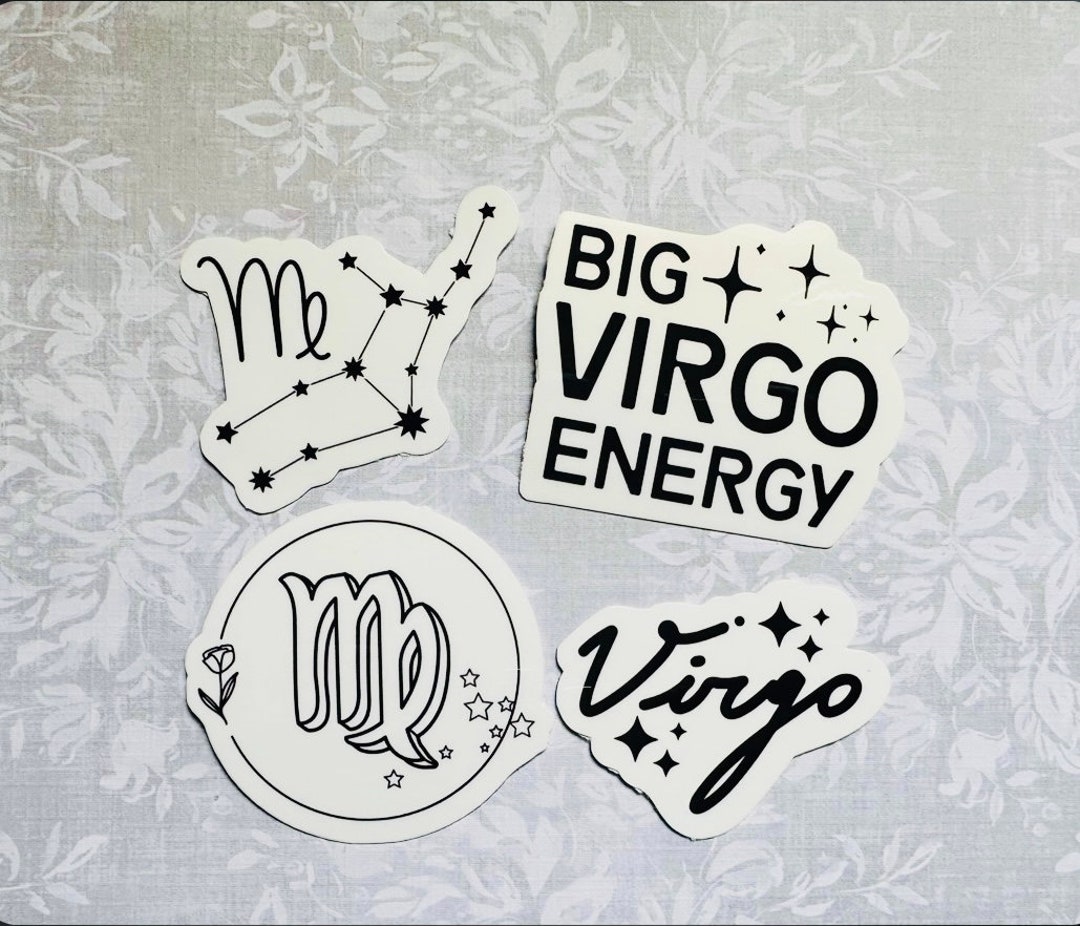 Virgo Sticker Water Resistant Vinyl Sticker Pack Laptop Sticker Virgo ...