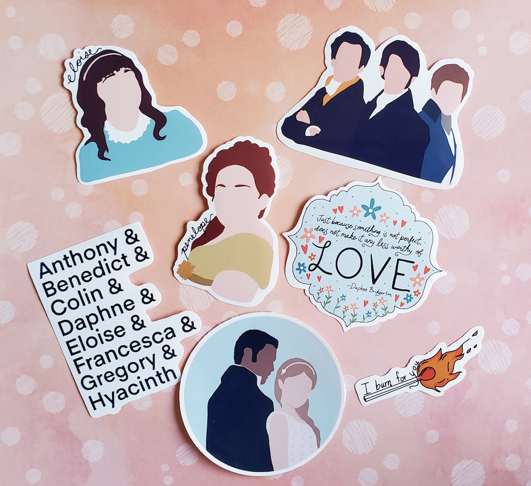 Bridgerton Sticker Pack, Lady Whistledown Stickers, Sticker Packs ...