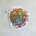 Mother Earth Sticker, Earth Day Sticker, Earth Sticker, Pro-science ...