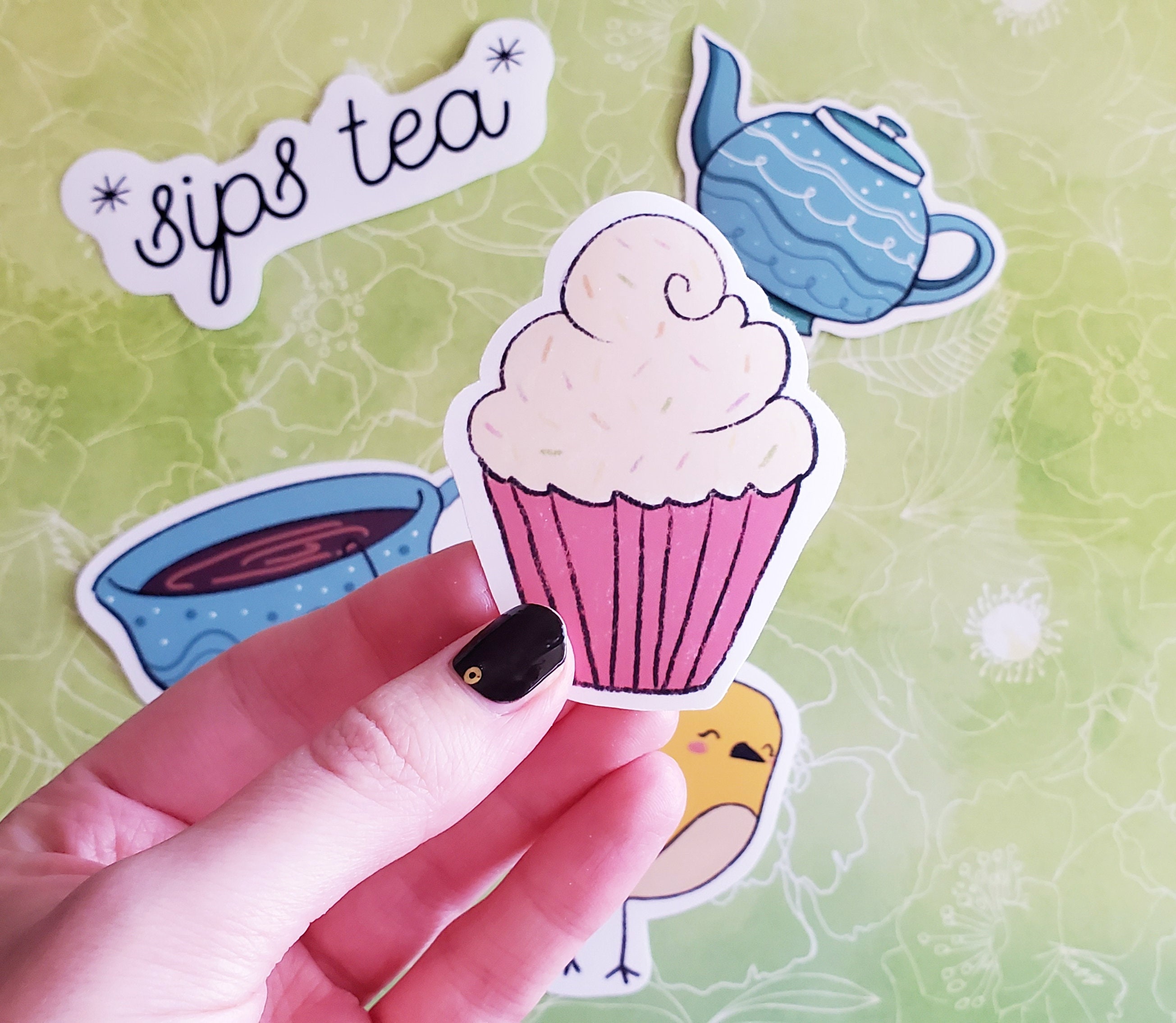 Tea Stickers Tea Stickers for Planner Tea Sticker Pack for | Etsy