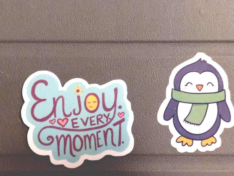 Mental Health, Enjoy Every Moment Sticker, 2" X 2.5", Joy, Wellness - Etsy