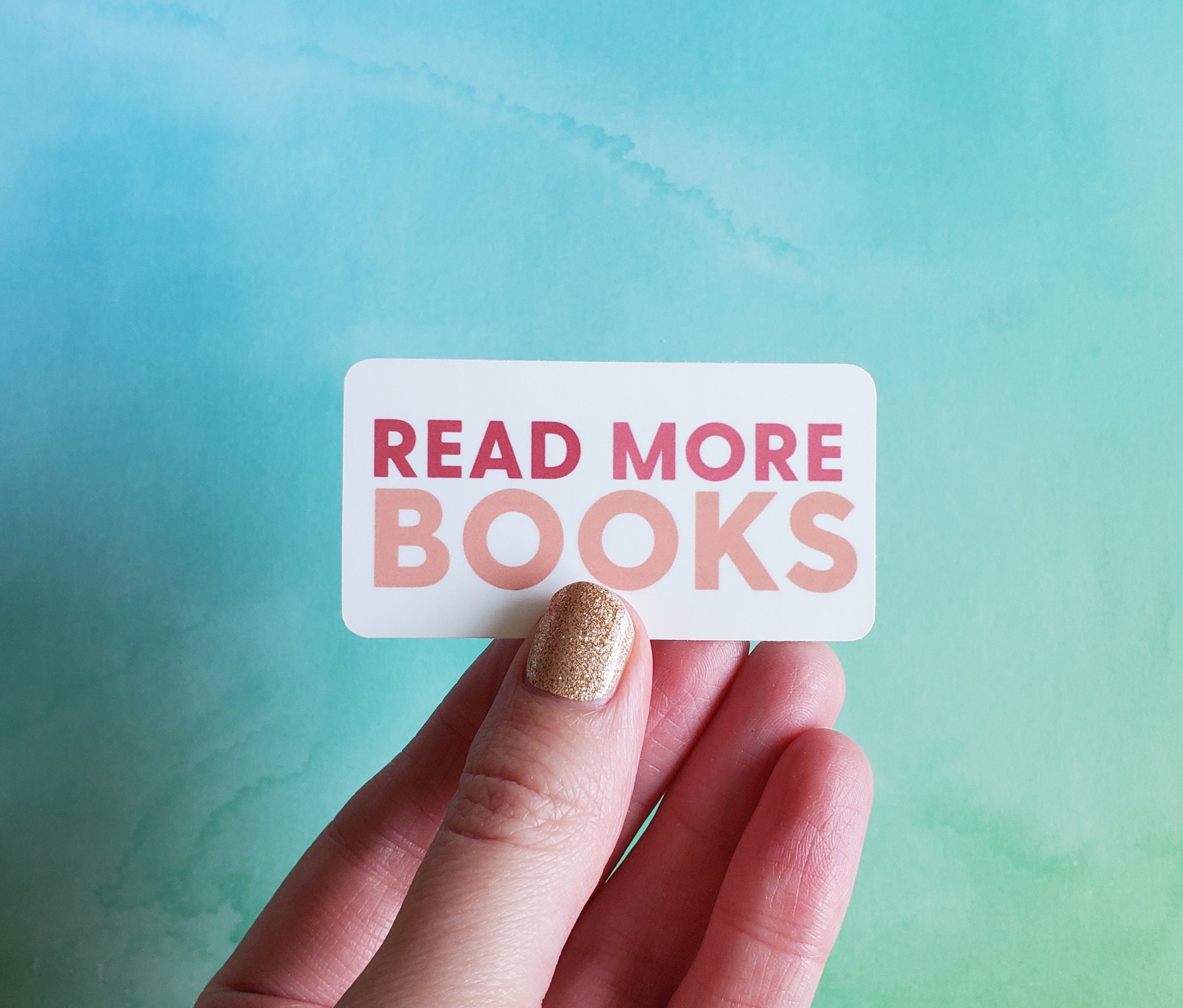 Reading Sticker Pack I Love to Read Quotesfunny Water Bottle | Etsy