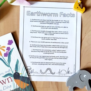 Printable Earthworm Study Unit for Kids: Fun and Educational Resources ...