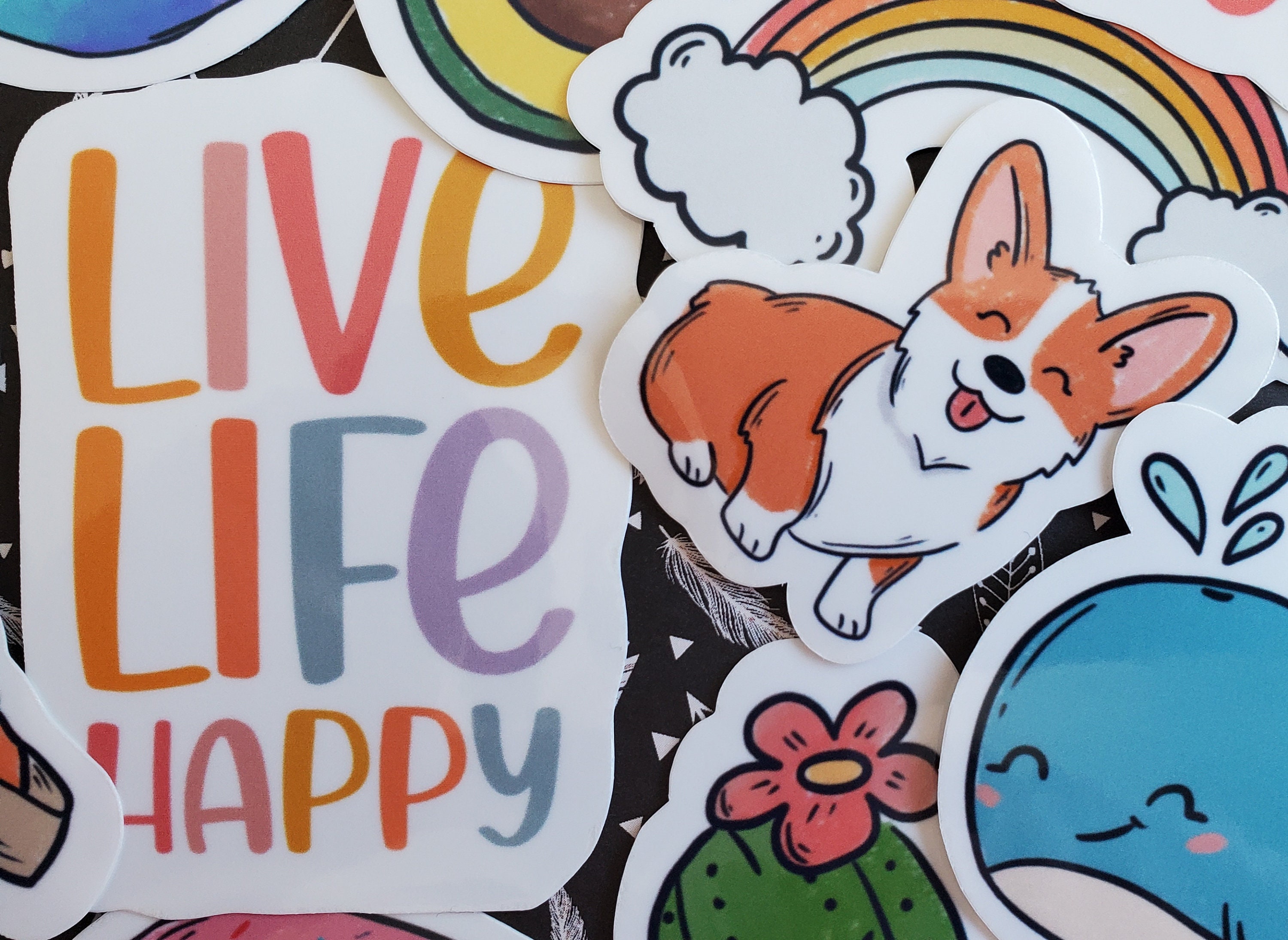 12 Stickers Positive Energy Sticker Pack Quote Stickers - Etsy