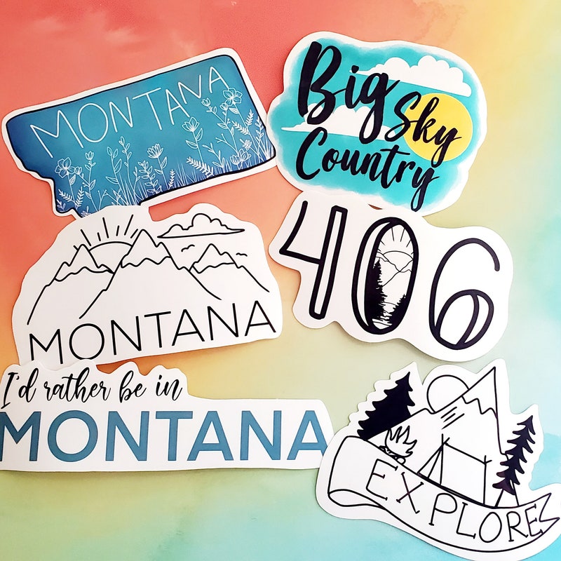 Montana Sticker - Etsy