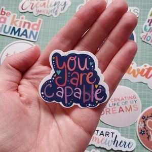 25 Inspirational Sticker Pack, Stickers for Decoration, Motivation ...