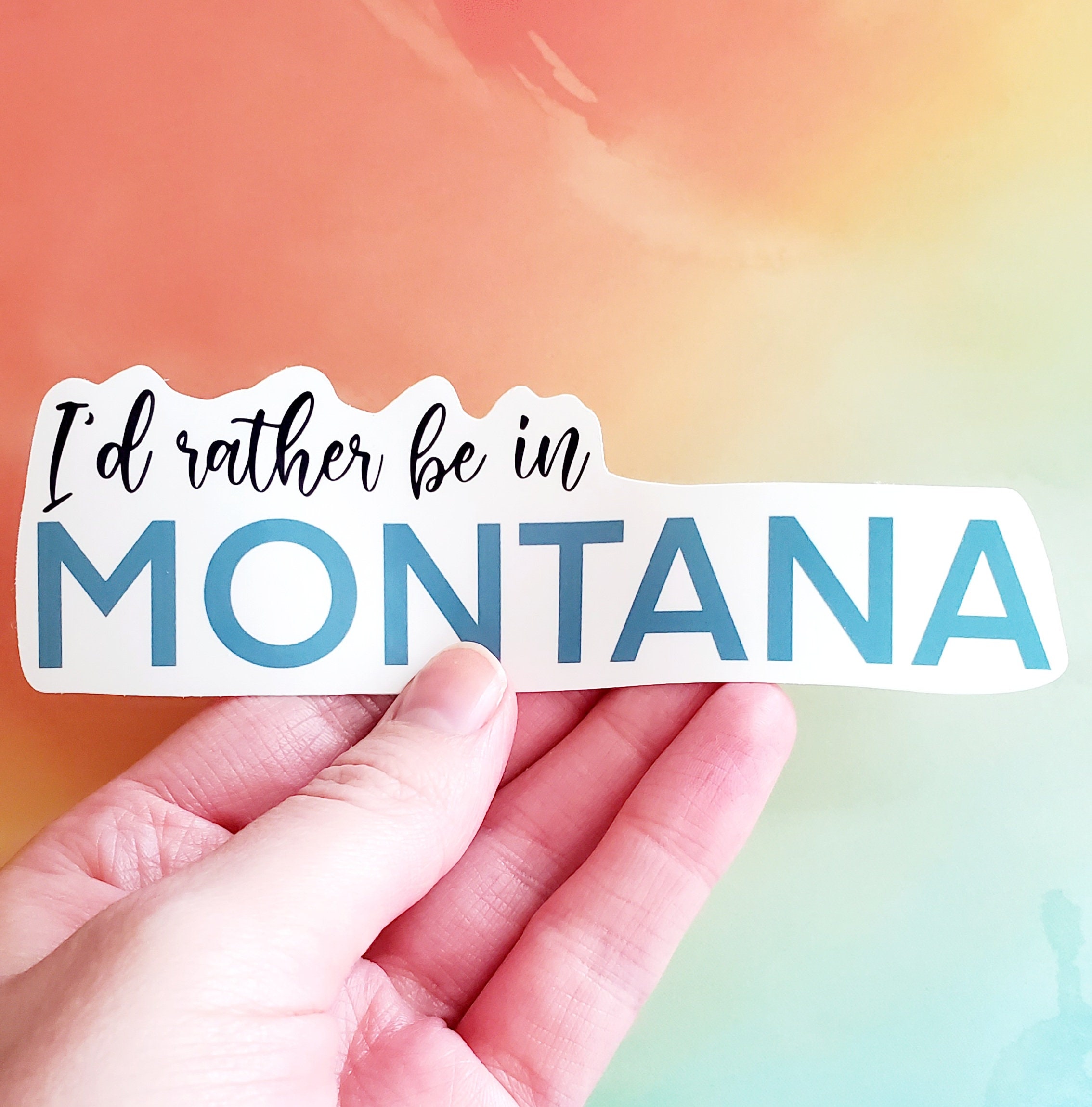 Montana Sticker Pack Montana Stickers Adventure Stickers MT | Etsy