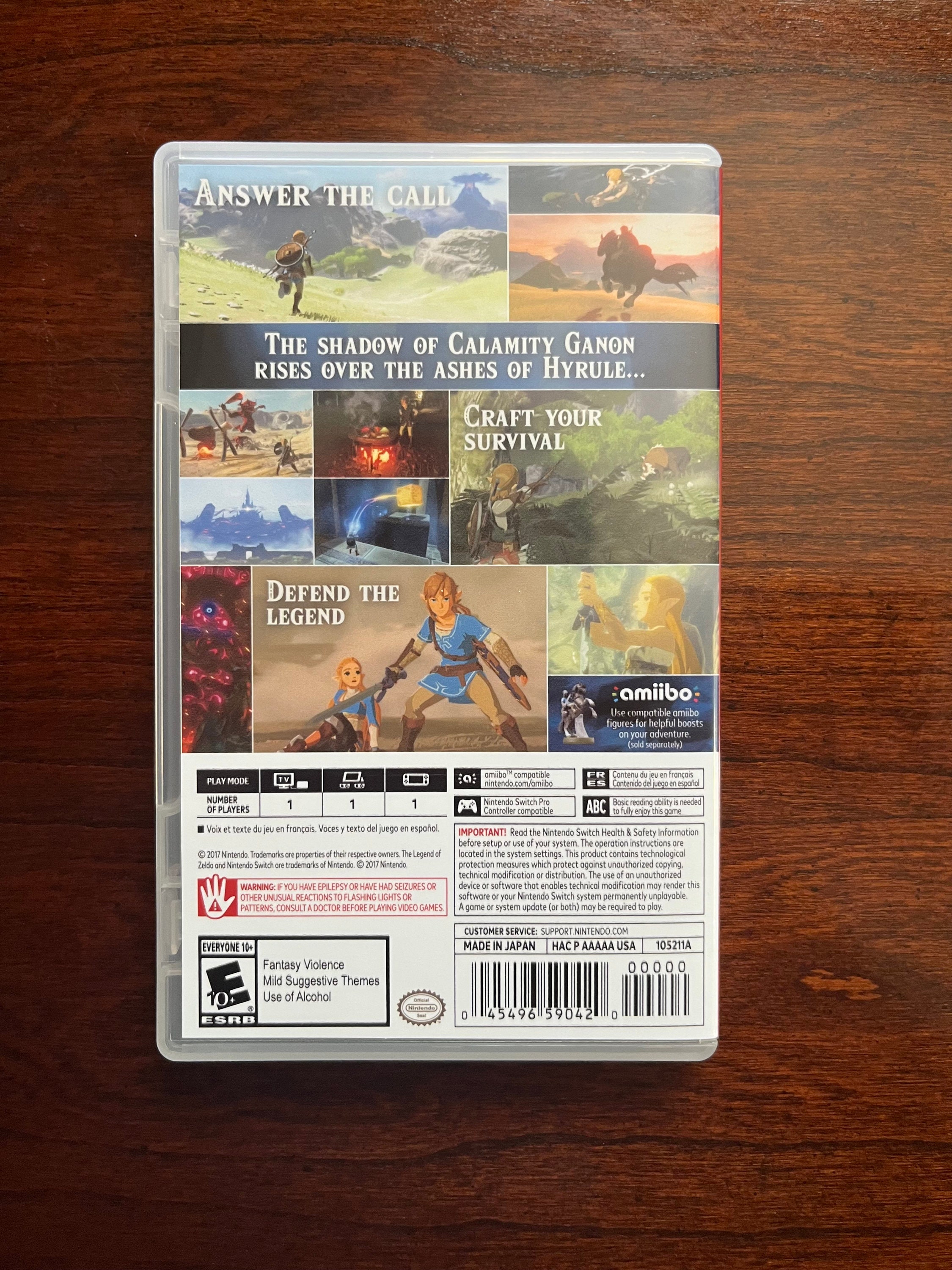 Nintendo Switch Cover Art/case Replacement | Original Authentic ...