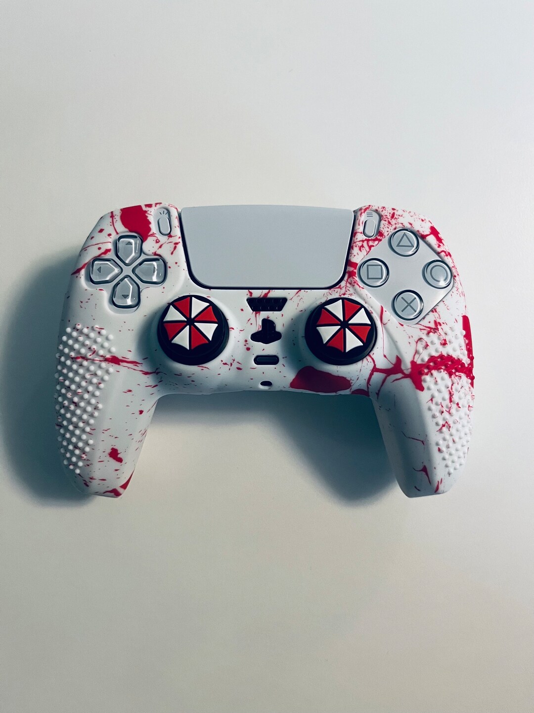 PS5 Controller Cover & Thumb Grip Biohazard Design Resident Evil Blood ...