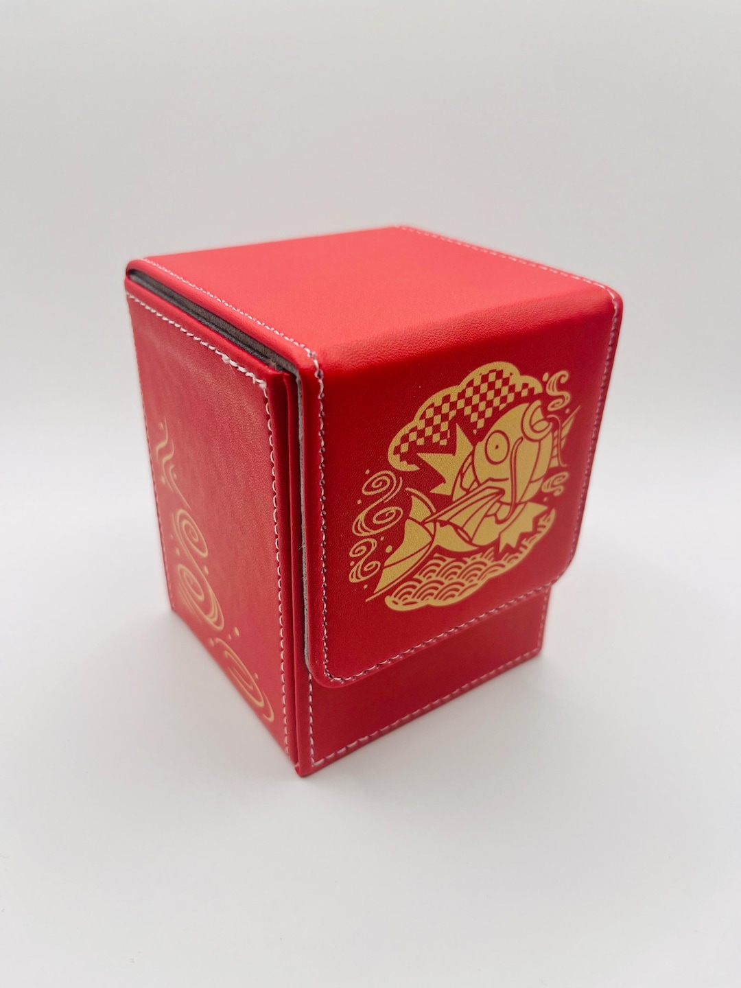 Magnetic TCG Deck Box: Shiny Magikarp Golden Fish Water Type Pokemon ...