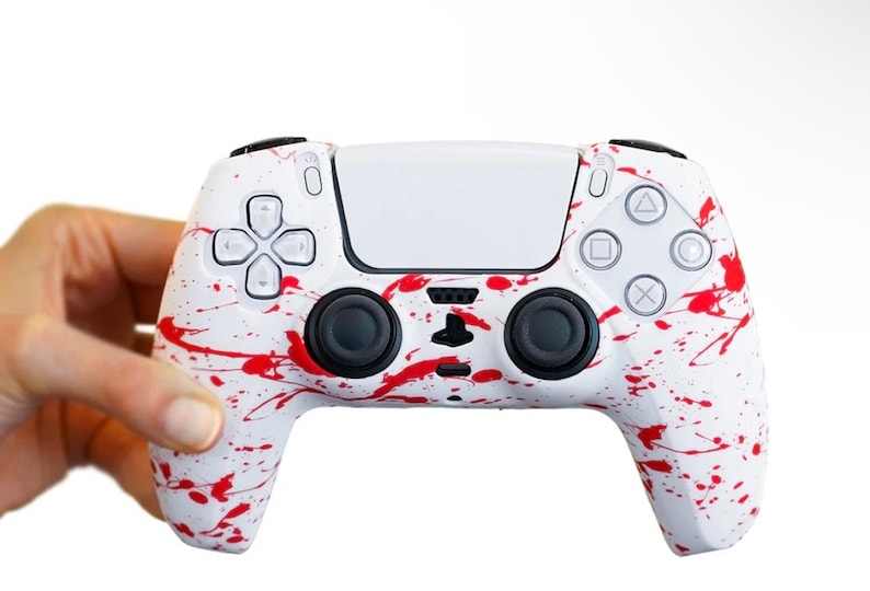PS5 Controller Cover & Thumb Grip Biohazard Design Resident Evil Blood ...