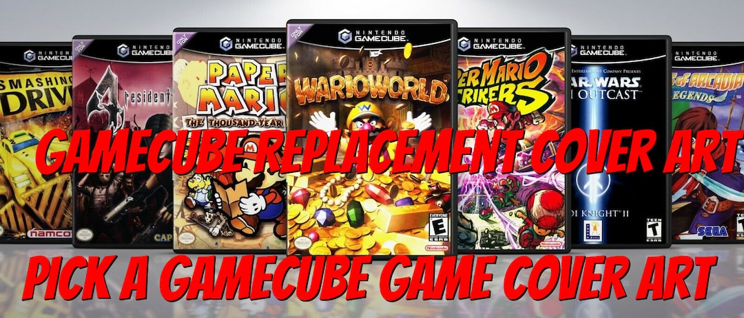 Nintendo Gamecube Cover Art Replacement - Etsy