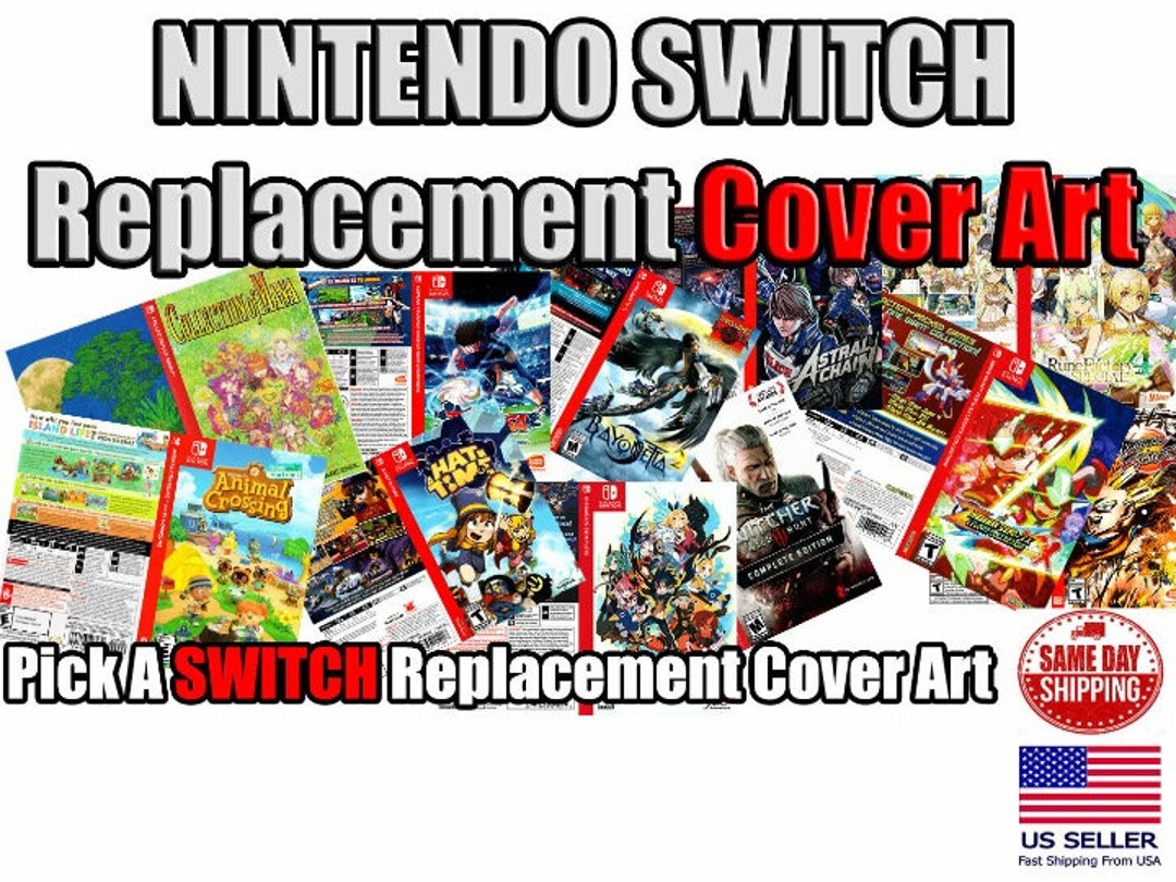 Nintendo Switch Cover Art/case Replacement | Original Authentic ...