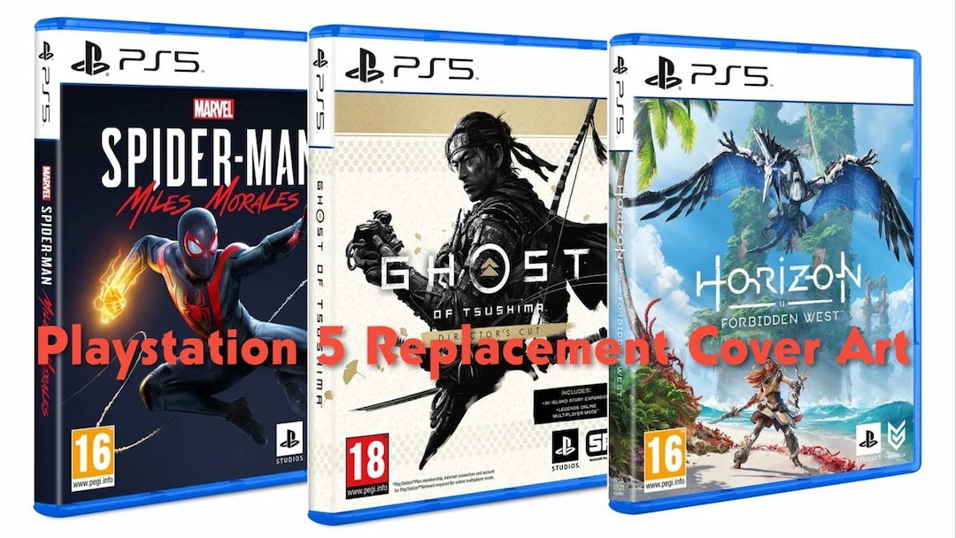 PS5 Cover Case Art Replacement | Replace Any PS5 Game Case Cover Art - Etsy