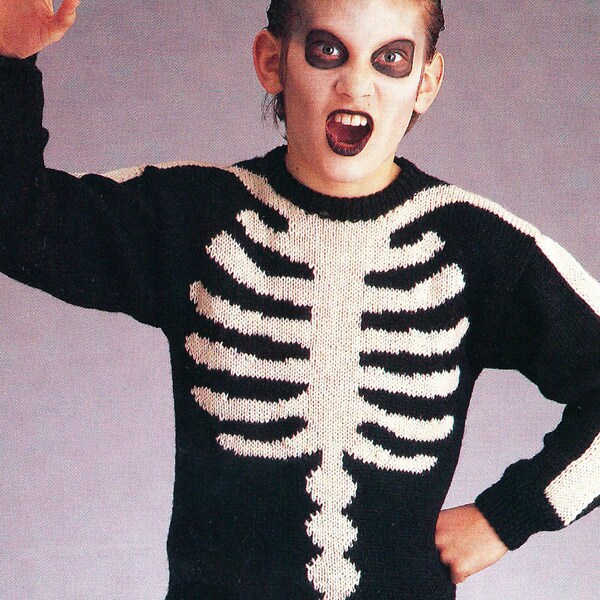 Skeleton Knitting Pattern - Etsy