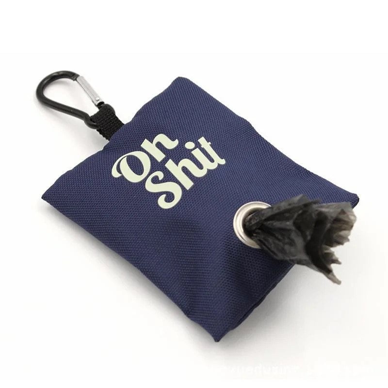 Oh Shit Poop Bag Holder, Dispenser and Poop Bag Roll, Novelty, Funny ...