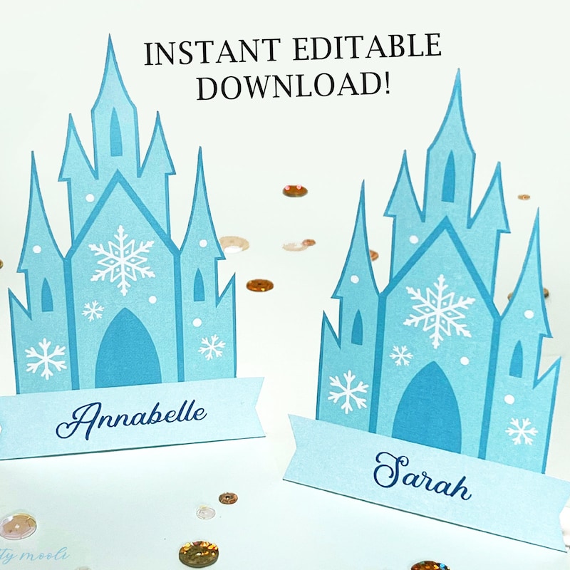 Frozen Place Cards - Etsy