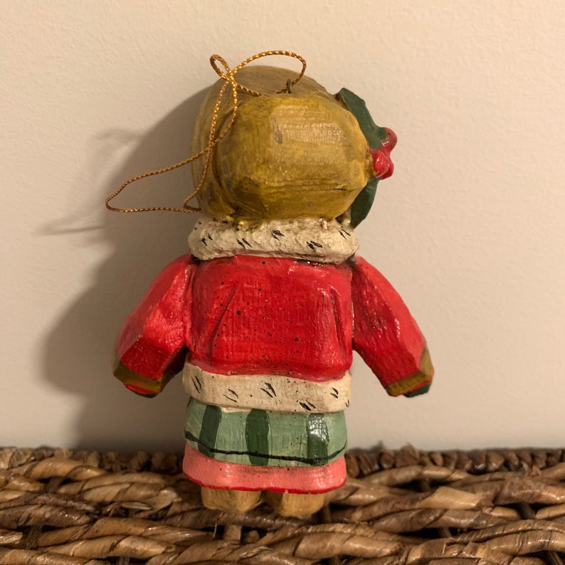 Vintage House of Hatten 1991 Victorian Girl Ornament - Etsy