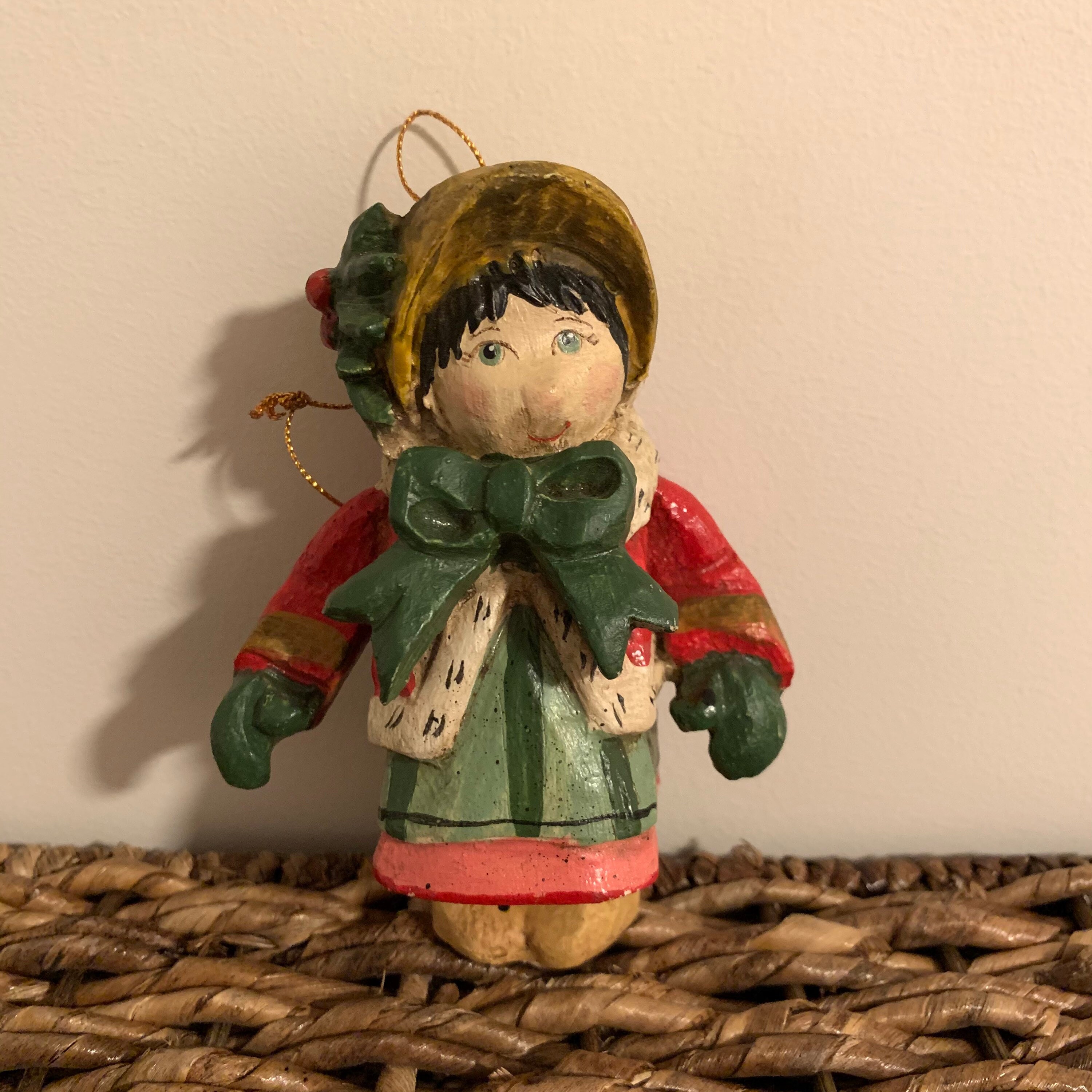 Vintage House of Hatten 1991 Victorian Girl Ornament - Etsy