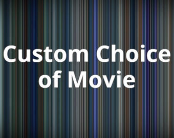 Movie Barcode Poster | Etsy UK