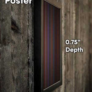 Custom Movie Barcode - Canvas or Poster, Cinemaframed, Movie Lover Wall ...