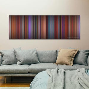 Custom Movie Barcode - Canvas or Poster, Cinemaframed, Movie Lover Wall ...