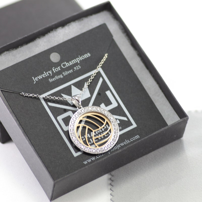 Volleyball Necklace - Etsy
