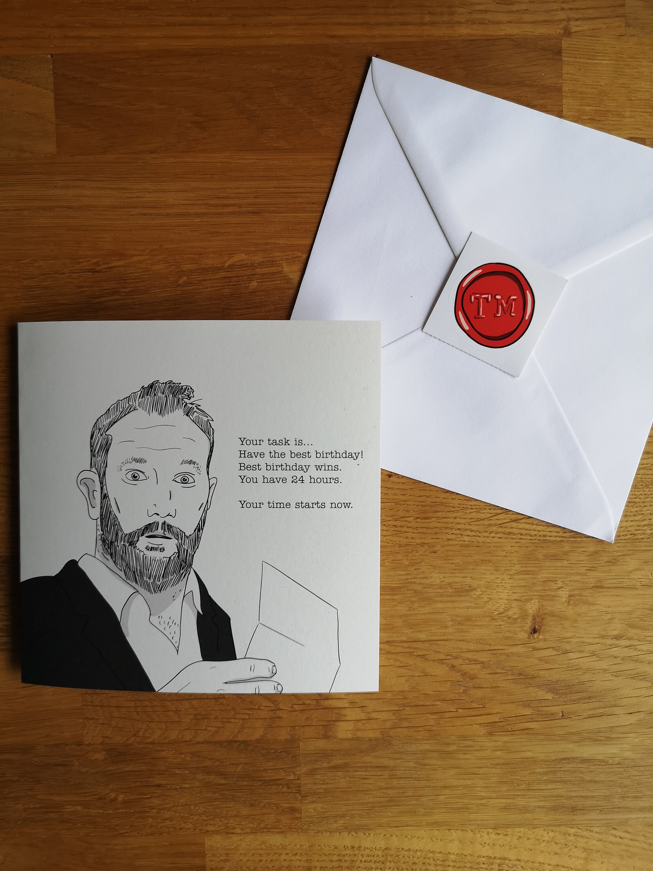 Alex Horne Taskmaster Birthday Card - Etsy