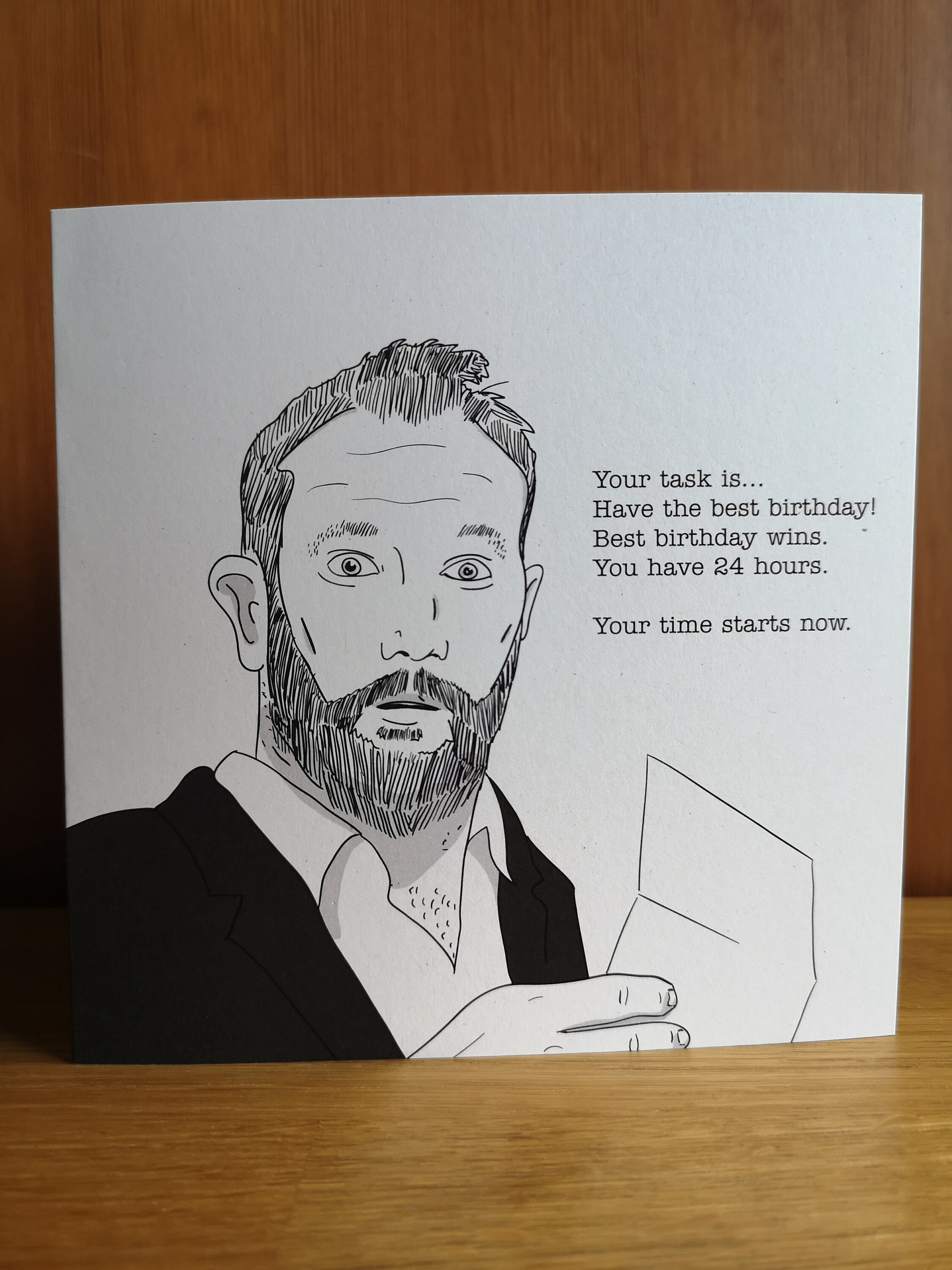 Alex Horne Taskmaster Birthday Card - Etsy