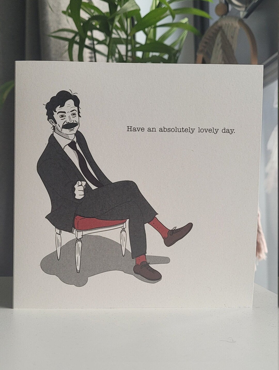 Mike Wozniak Taskmaster 'lovely Day' Greetings Card With TM Wax Seal ...