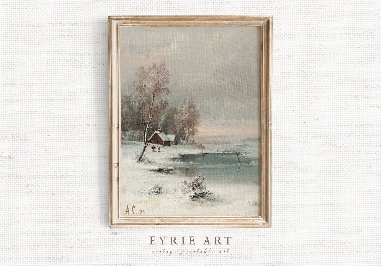 Winter Gallery Wall Art SET of 10 Prints Winter Forest - Etsy