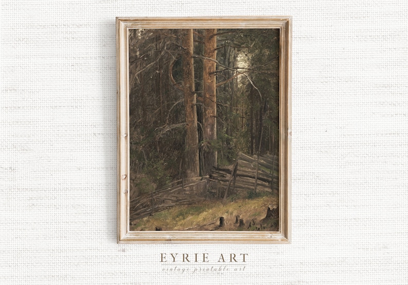 Tree 3 Piece Wall Art Forest Landscape Print SET of 3 Nature - Etsy