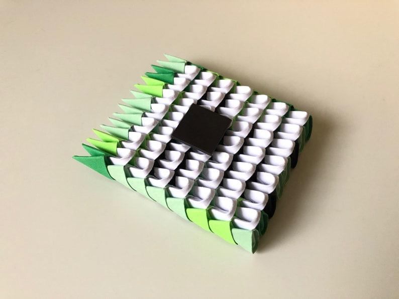 Minecraft Mob Magnets 3D Origami creeper Pink Creeper - Etsy