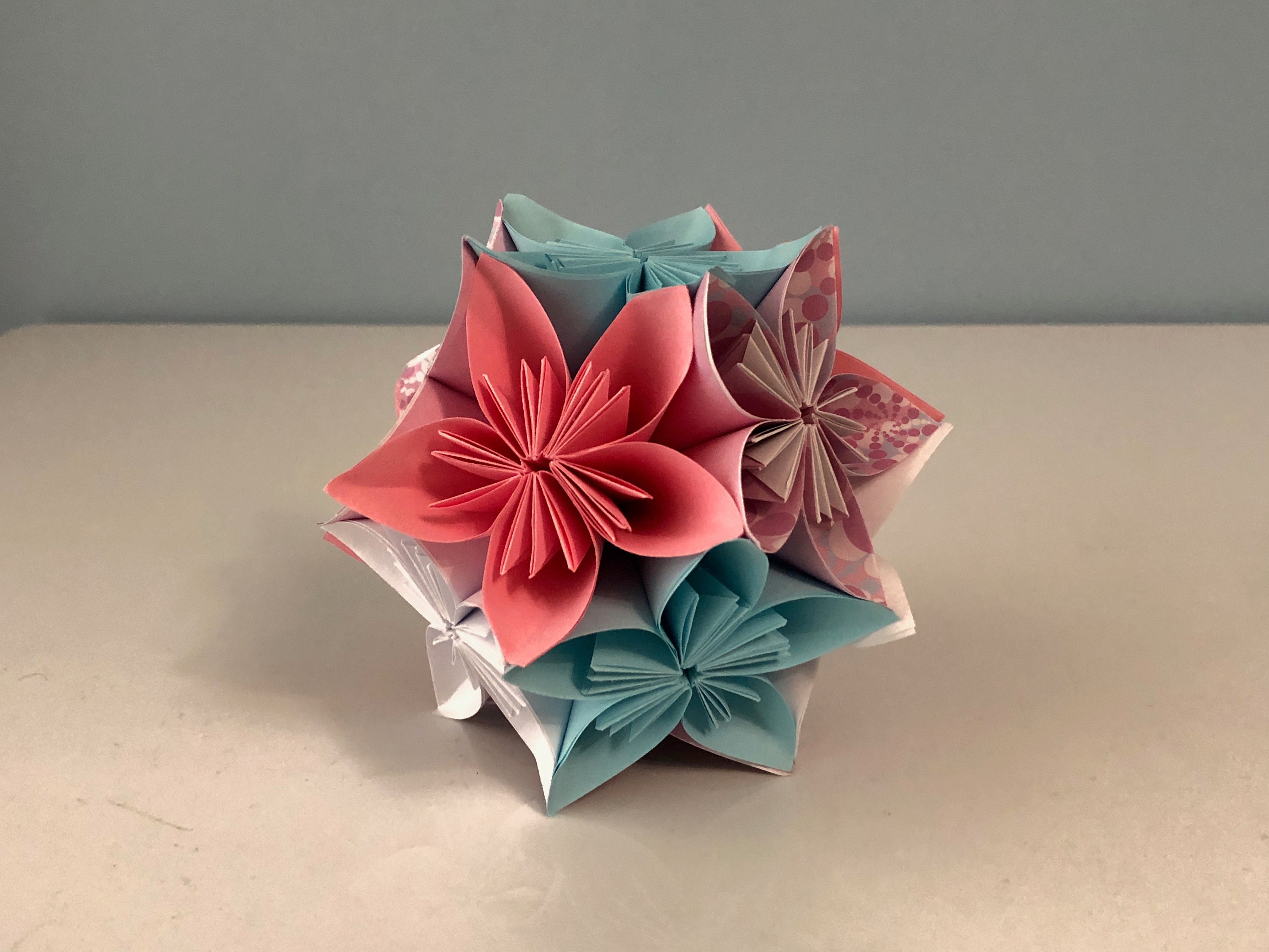 Origami Flower Kusudama Ball